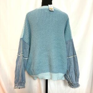 Dreamers By Debut | Sweaters | Dreamers By Debut Blue Knit Sweater ...